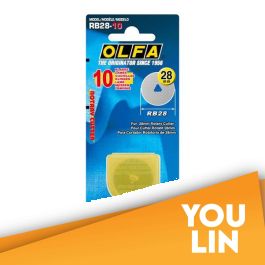 OLFA Cutter Blade Rotary 28mm RB28-10 - Cutter & Refill