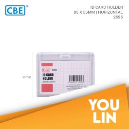 CBE 2595 Crystal Id Card Holder - Business Card Holder