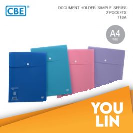 CBE 118A Document Holder With 2 Pockets - Document Holder