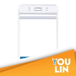 East-File 2850Z Name Badge With Plastic Zip - Business Card