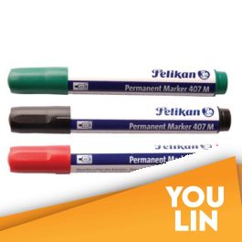 PELIKAN 407M (90) PERMANENT MARKER - RED - Marker Pen