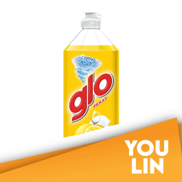Glo Dishwashing Liquid 800ML- Lemon - Households