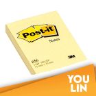 3M 657 (3'' x 4'') Post It Note - Yellow - Sticky Note