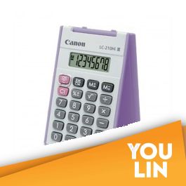 Canon Pocket Calculator 8 Digits LC-210HI III - Purple - Cal