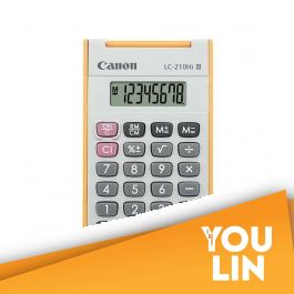 Canon Pocket Calculator 8 Digits LC-210HI III - Orange - Cal