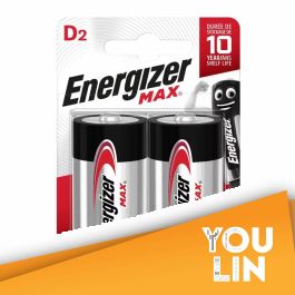 Energizer E95BP2 D Battery 2pc Card - Battery