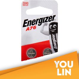 Energizer A76 BP2 LR44 1.5V Battery 2pc card Battery