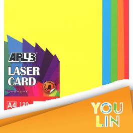 APLUS A4 120gm Laser Card 20'S - Dark Mix - Card Paper