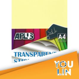 APLUS A4 Transparent Sticker 100'S - Label Sticker & Adh