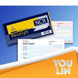 Captain 2 X 50 Ncr Receipt Book - Cash Book
