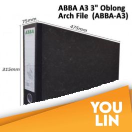 ABBA 3''(75mm) A3 FC Arch File - Lever Arch File & Ring