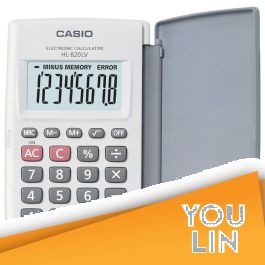 Casio Calculator 8 Digits HL-820LV With Cover Suitable - Cal