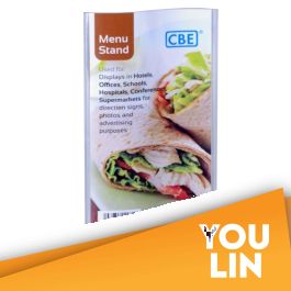 CBE Menu Stand Curved Shape (281) - Display Equipment