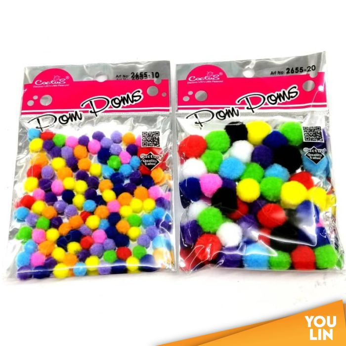 Cactus 2655 Pom Poms - Hobby & Craft