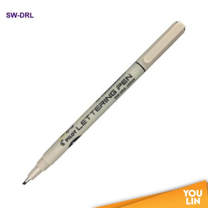 PILOT 2.0MM Lettering Pen (SW-DRA) - Black - Drawing Pen