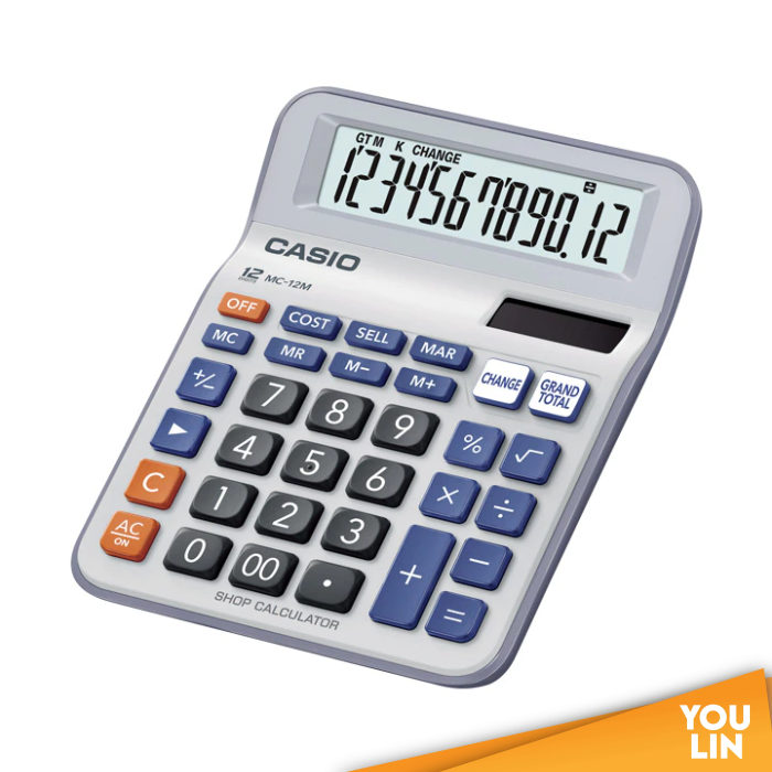 Casio Calculator 12 Digits MC-12M - Calculator