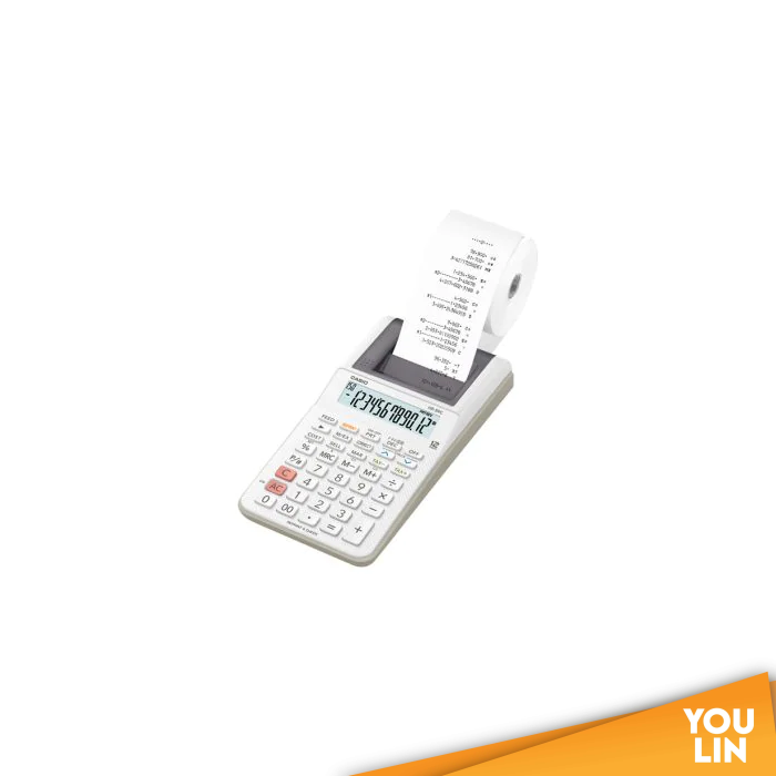 Casio Printing Calculator 12 Digits HR-8RC - White - Calcula