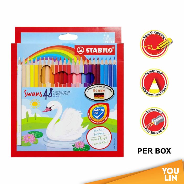 STABILO 1870S/48 48C Colour Pencil - Colour Pen & Color