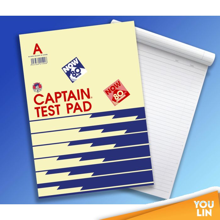 Captain A4 Top Open Test Pad 80GSM 78'S - Cash Book