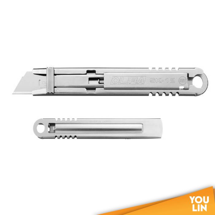 OLFA Self-Retracting Stainless Steel Safety Knife SK-12 - Ho