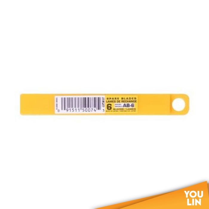 OLFA Cutter Blade 9mm (S) AB-6/10 - Cutter & Refill Blad