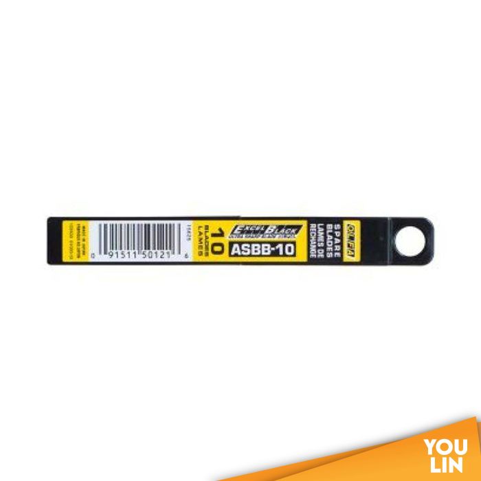 OLFA Cutter Blade Excel Black 9mm ASBB-10 - Cutter & Ref