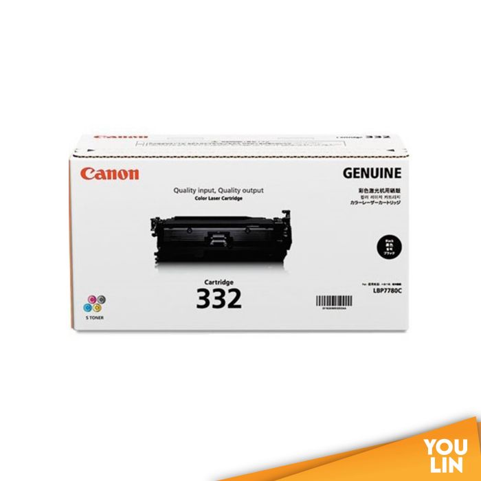Canon Cartridge 332 Black Toner (6,100 pgs) - Ink & Tone