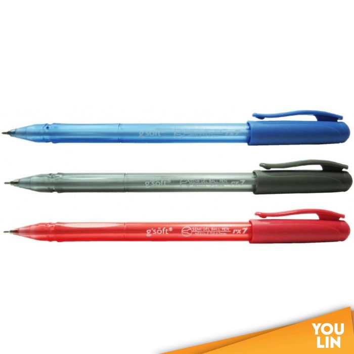G'Soft RX7 0.7MM Semi Gel Ball Pen - Ball Pen