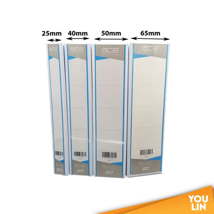 ACE PVC 40mm A4 2D Ring File - Filing Product