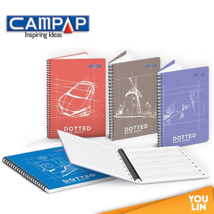 Campap CA3169 Wire-O Dotted Note Book A5 - Books & Pads