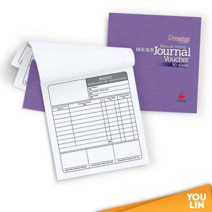 Campap CA3819 Journal Voucher 50's - Cash Book, Record Book