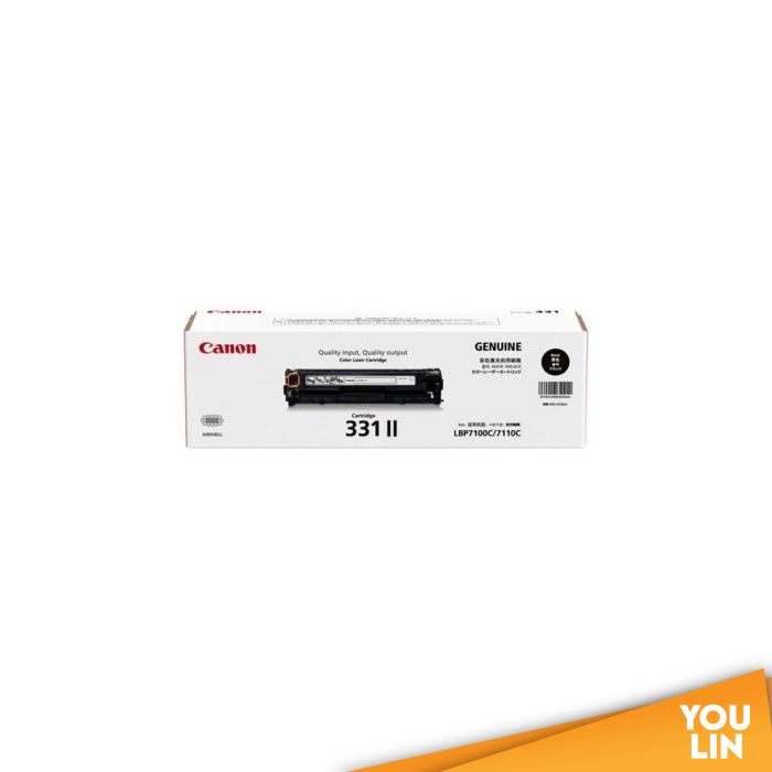 Canon Cartridge 331 II Black Toner Cartridge - 2.4k - Ink &a