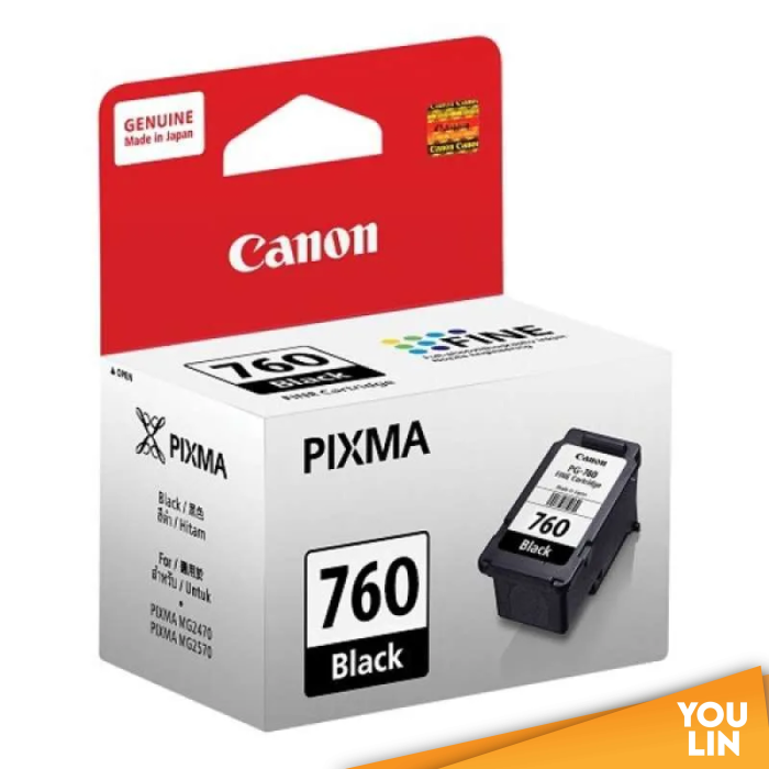 Canon PG-760 Black Fine Cartridge (7.5 ml) - Ink & Toner