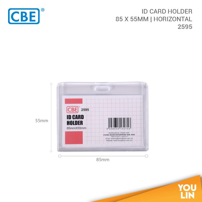 CBE 2595 Crystal Id Card Holder - Business Card Holder