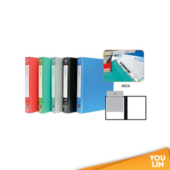 CBE 402A A4 4Hole Clear Holder - Clear Holder & Sheet Pr