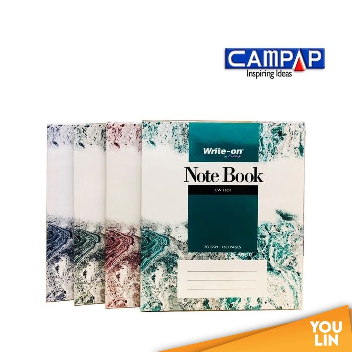 Campap Write-On F5 PVC Cover Note Book - Books & Pads