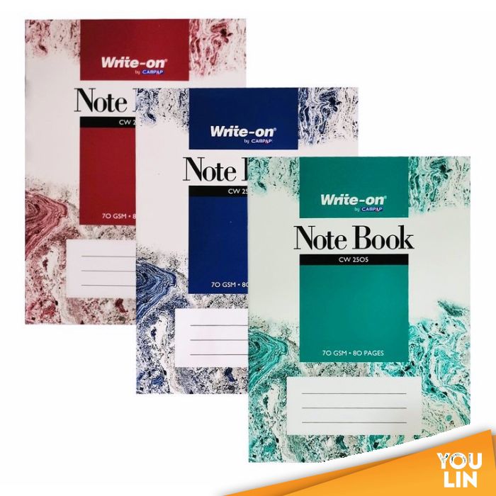 Campap CW2505 Write-On A6 Note Book - Books & Pads