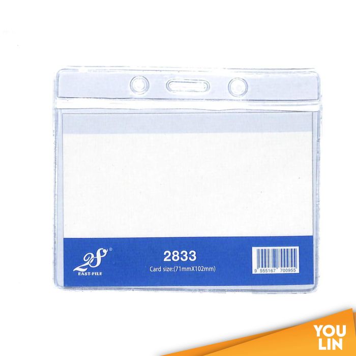East-File 2833 PVC Name Badge - Business Card Holder & C
