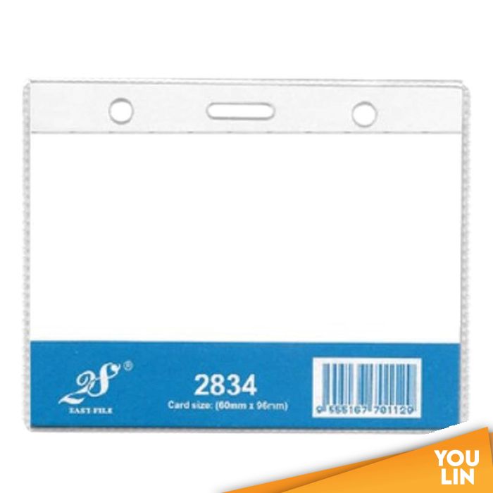 East-File 2834 PVC Name Badge - Business Card Holder & C