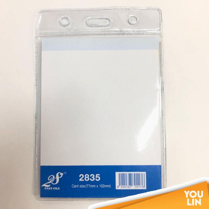 East-File 2835 PVC Name Badge - Business Card Holder & C