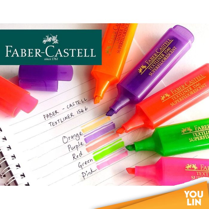 Faber Castell 1546 Super Flourescent Textliner/Highlighter P