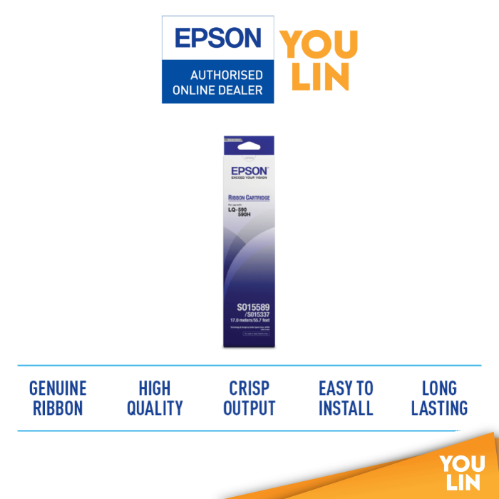 Epson LQ-590/590II/590IIN Ribbon Cartridge (Black) for LQ-59