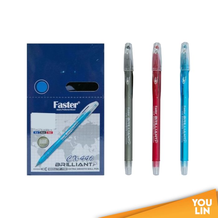 Faster BP-CX-446 0.6mm Brilliant Ball Pen - Ball Pen