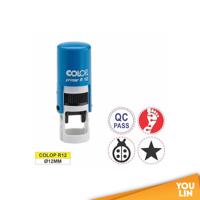 COLOP Self-Inking Round R12 (max. 11mm) - Stamp