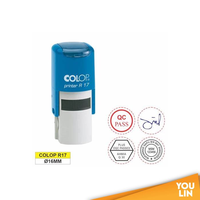 COLOP Self-Inking Round R17 (max. 16mm) - Stamp