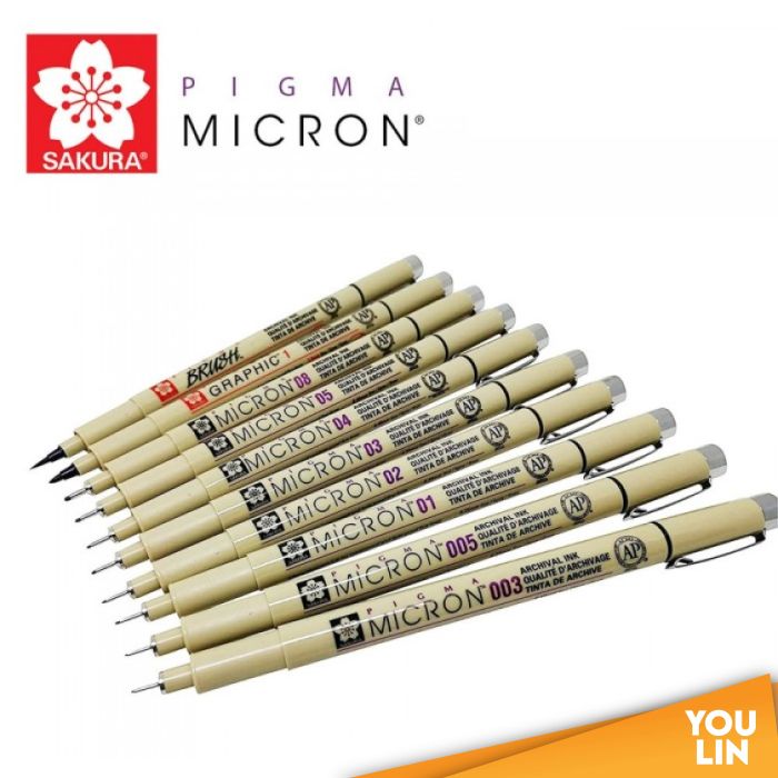 Sakura Pigma Micron Pen Black - Drawing Pen
