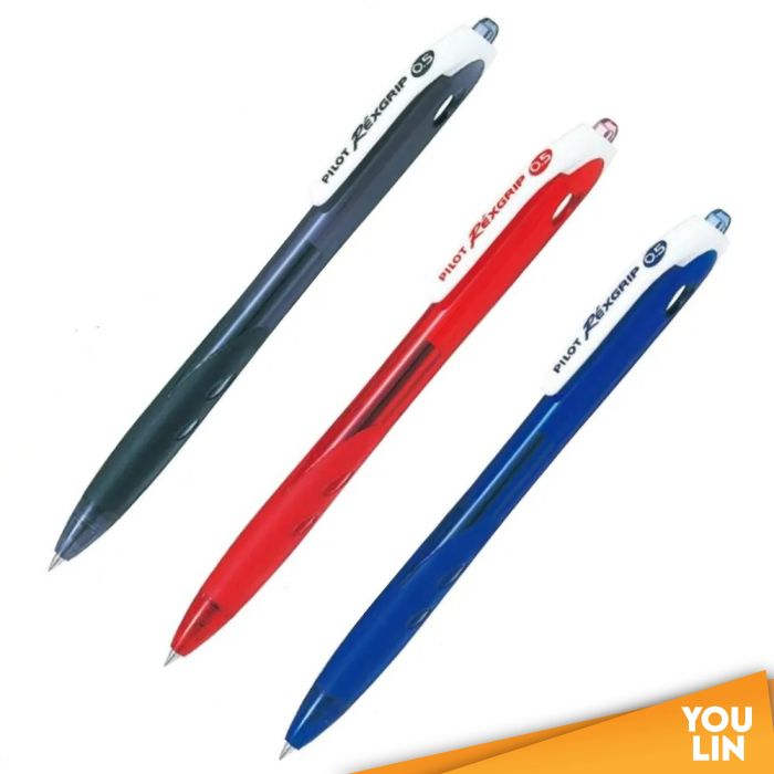 PILOT BRG-10M 1.0MM Rexgrip Pen - Ball Pen