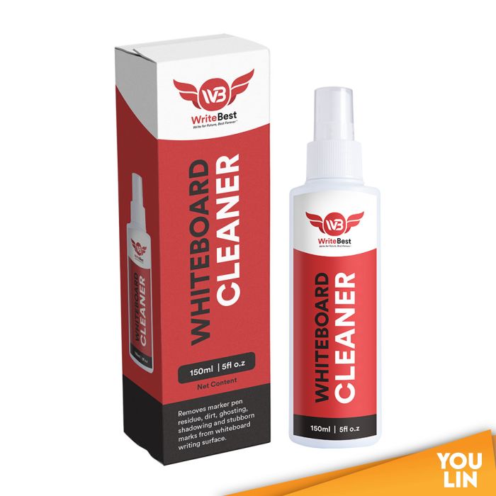 WriteBest WBC-150 Whiteboard Cleaner 150ml - Writing Board