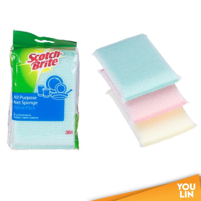 Scotch-Brite All Purpose Net Sponge - Households
