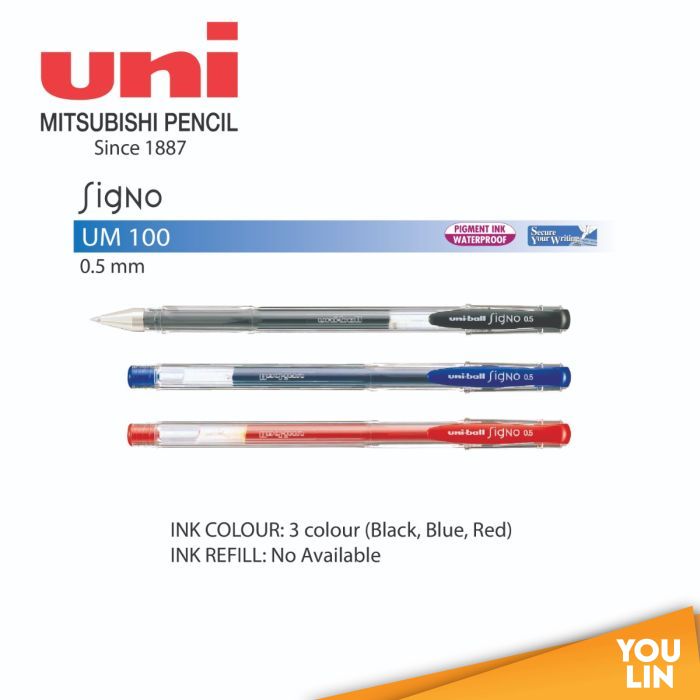 UNI UM100 0.5MM Signo Gel Pen - Gel Pen